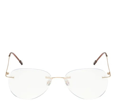 Specs-by-Post. sbp40-Mens Rimless Glasses Metal-larger fitting